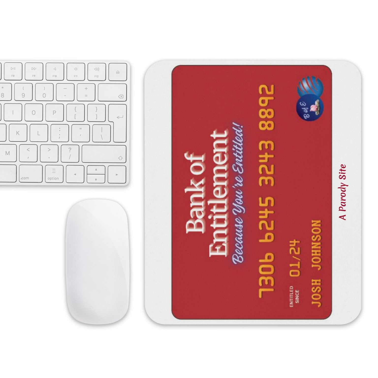 Bank of Entitlement Mouse Pad • Bank of Entitlement